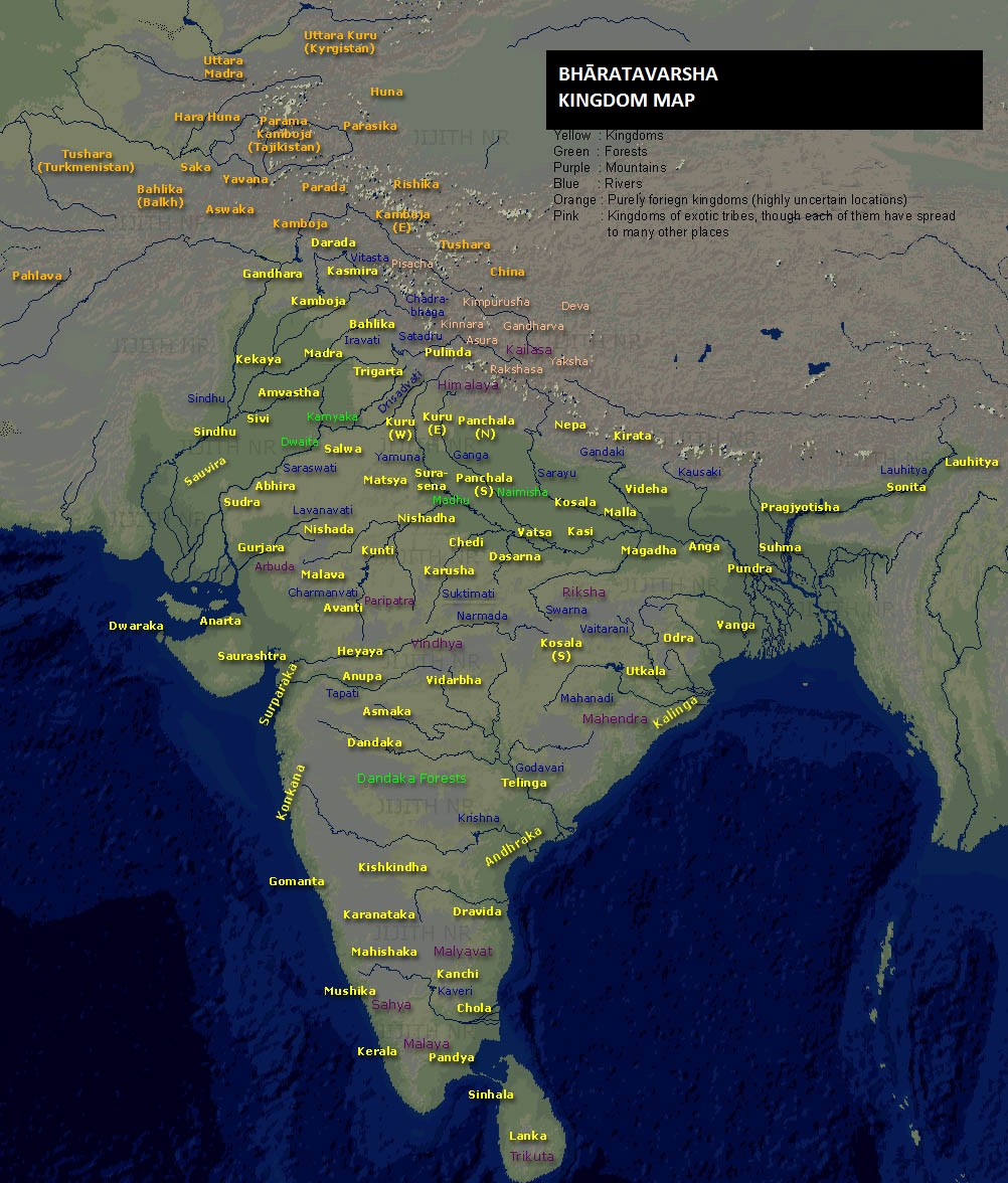 The Geographical Data in the Mahābhārata – 2 | IndiaFactsIndiaFacts